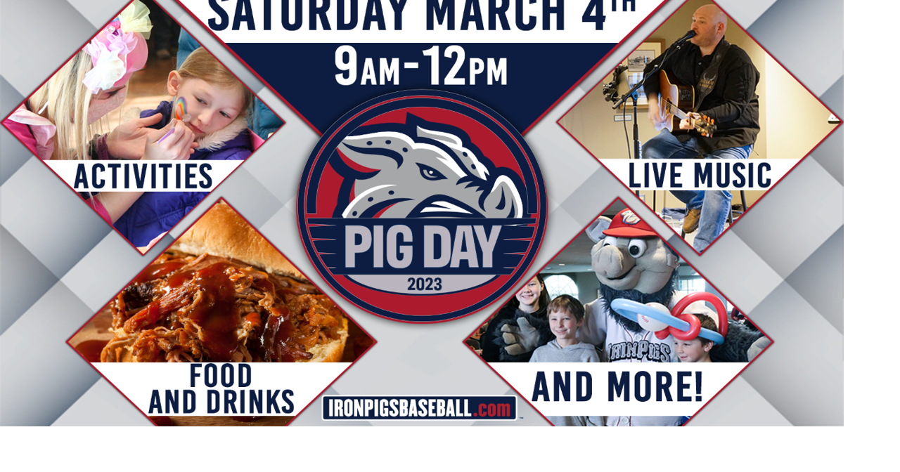IronPigs to host Annual Pig Day Celebration | Lehigh Valley Regional ...