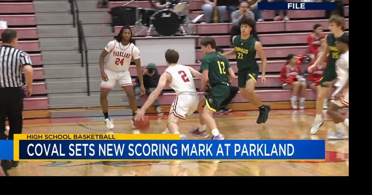 Nick Coval sets a new career scoring record at Parkland | Sports | wfmz.com