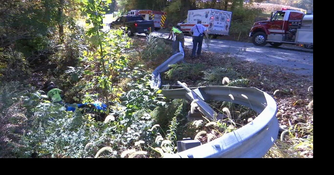 Car accident at the intersection of Route 309 and Blue Mountain Drive ...