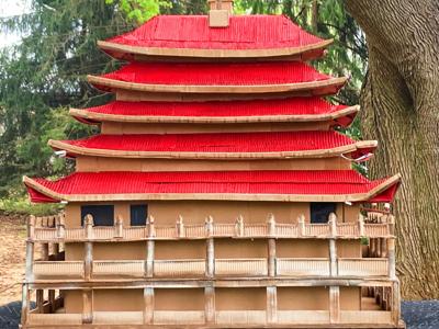 Artist with autism hard at work on cardboard replica of Reading's ...