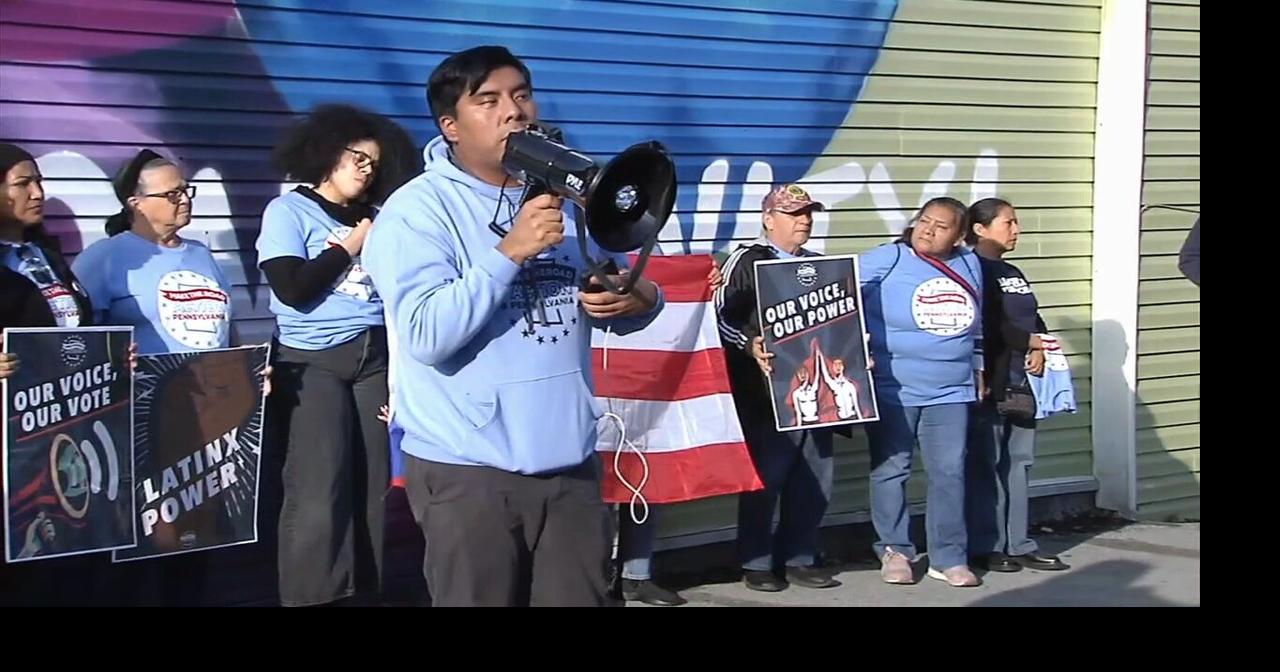 Protesters speak out ahead of Trump rally at PPL Center in Allentown ...