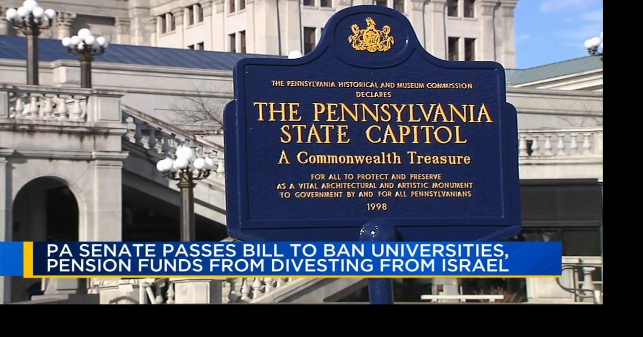 Pennsylvania State Senate may restrict organizations from boycotting ...