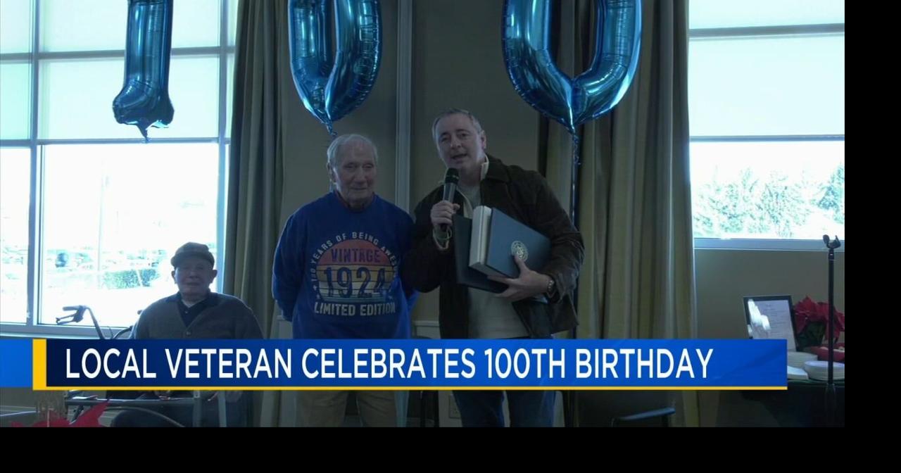 Telford veteran celebrates 100th birthday with party and congressional ...