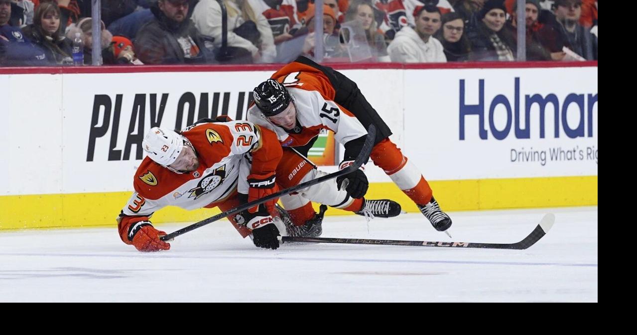 Sam Ersson earns second shutout of the season as Flyers rout Anaheim ...