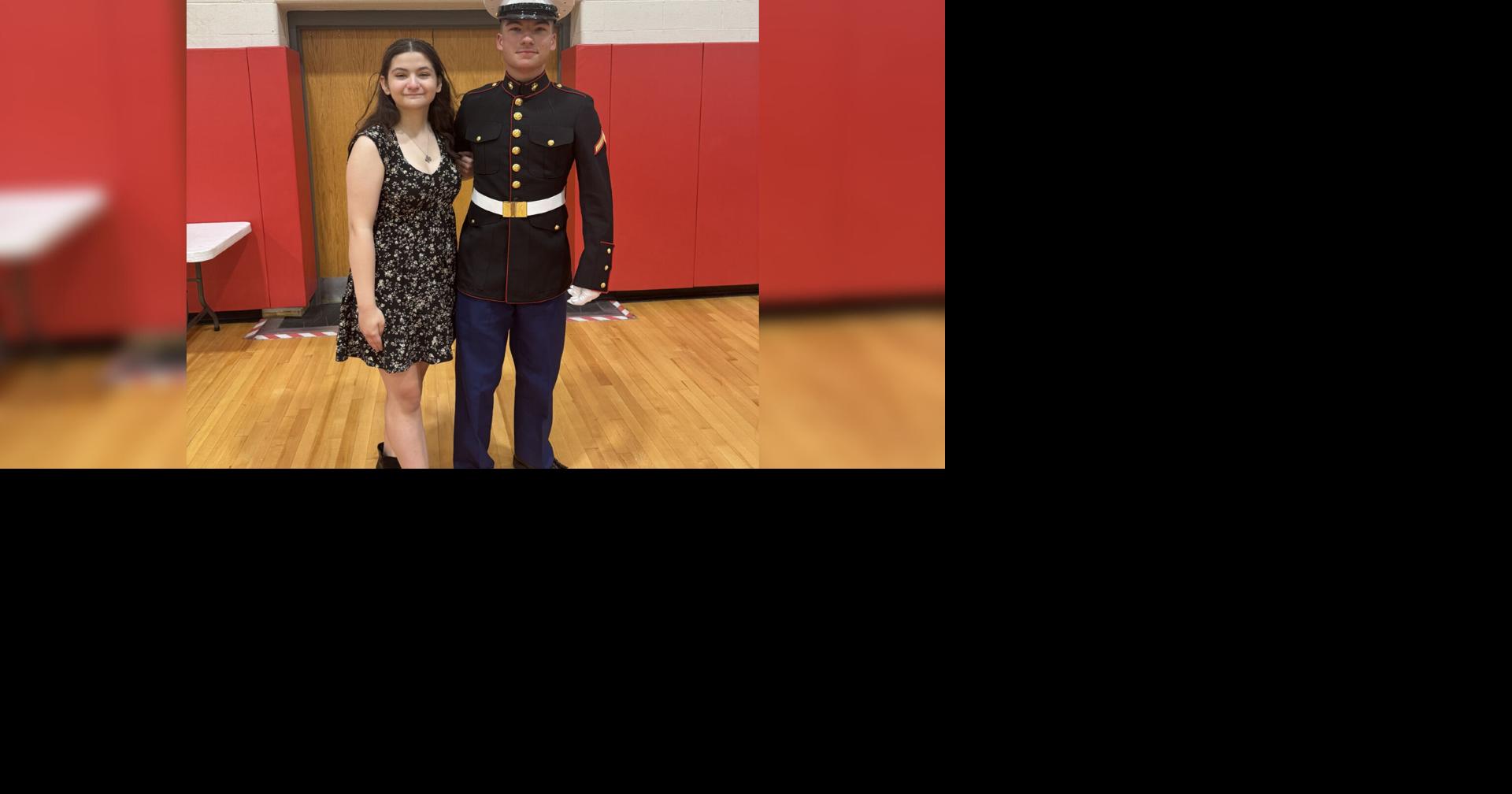 Marine surprises sister at Hamburg middle school graduation | Berks ...