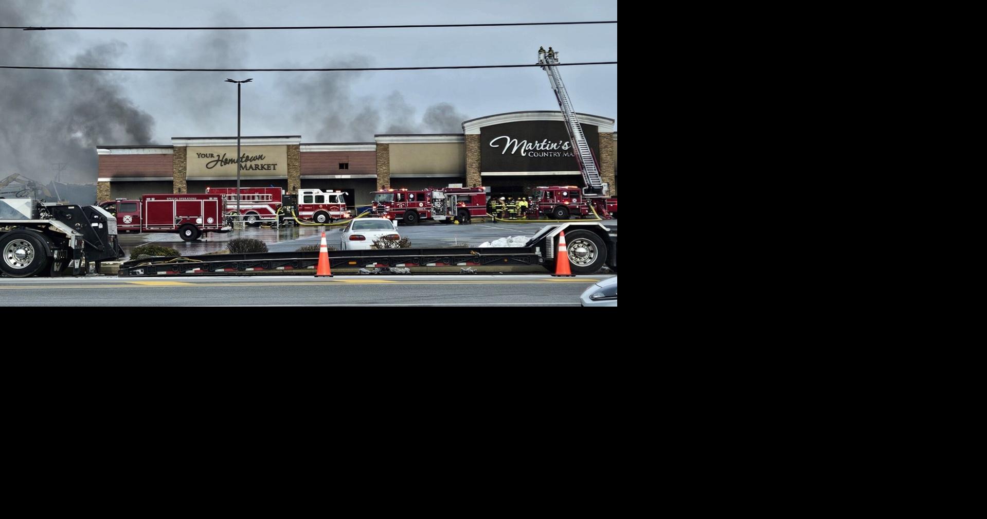 Large fire tears through Lancaster County grocery store | Berks ...