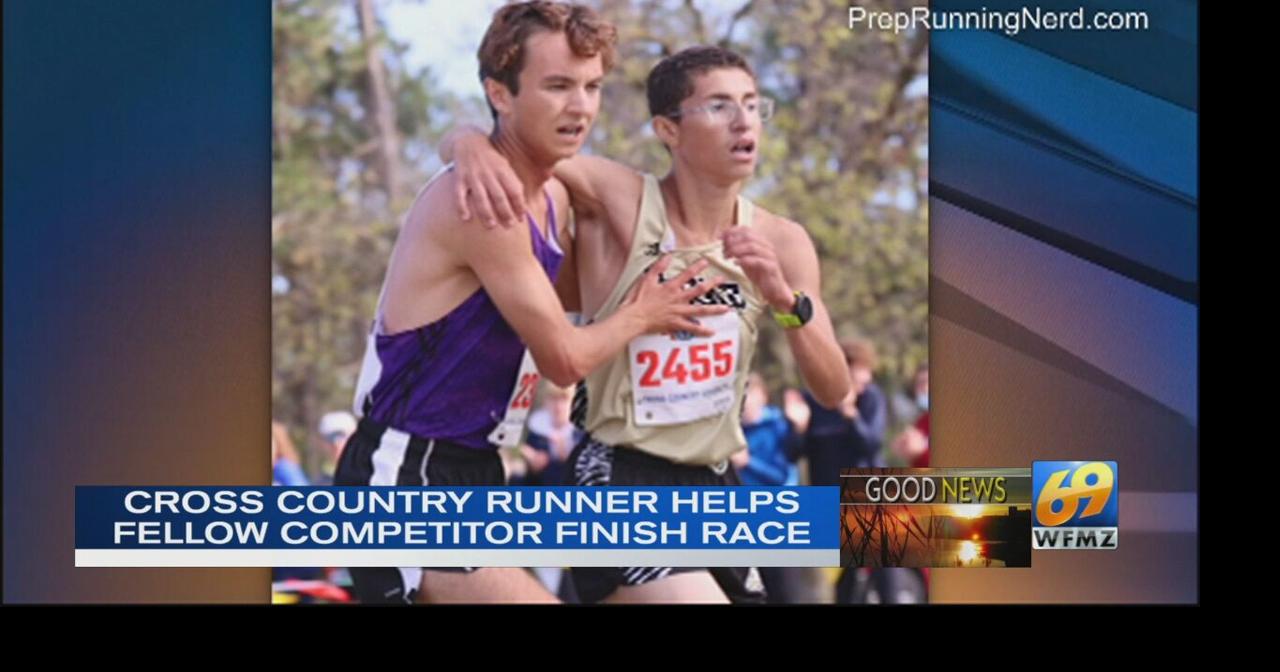 Cross country runner helps competitor finish race | Good News | wfmz.com