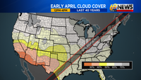 Early April cloud cover in last 40 years | | wfmz.com