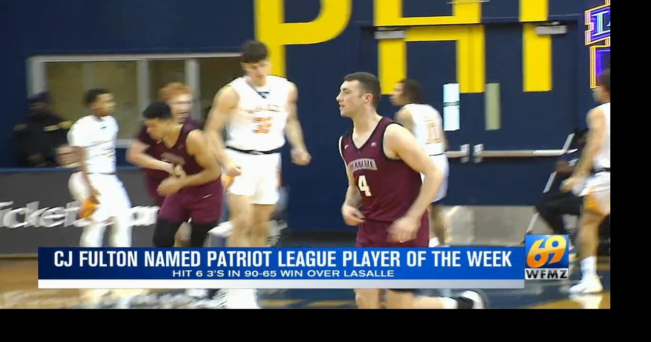Lafayette sophomore C.J. Fulton named Patriot League Player of the Week ...