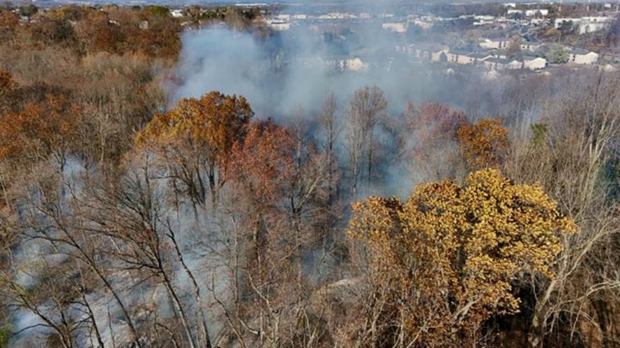 Crews spend hours fighting Whitehall Twp. brush fire amid dry, windy ...