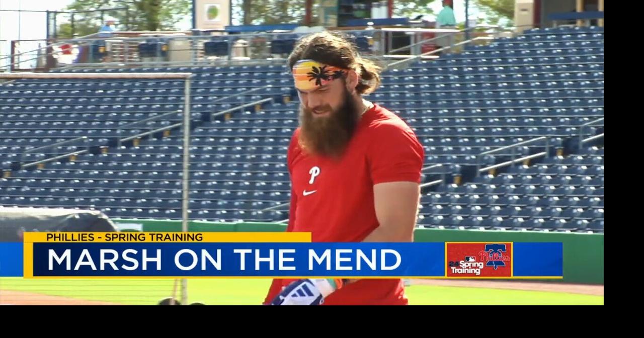 Brandon Marsh continues to ramp up activity toward opening day | Sports ...