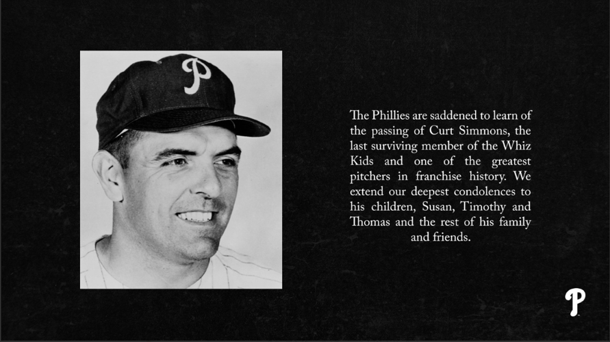 Former Phillies ace, Whiz Kid Curt Simmons dead at 93 | Sports | wfmz.com