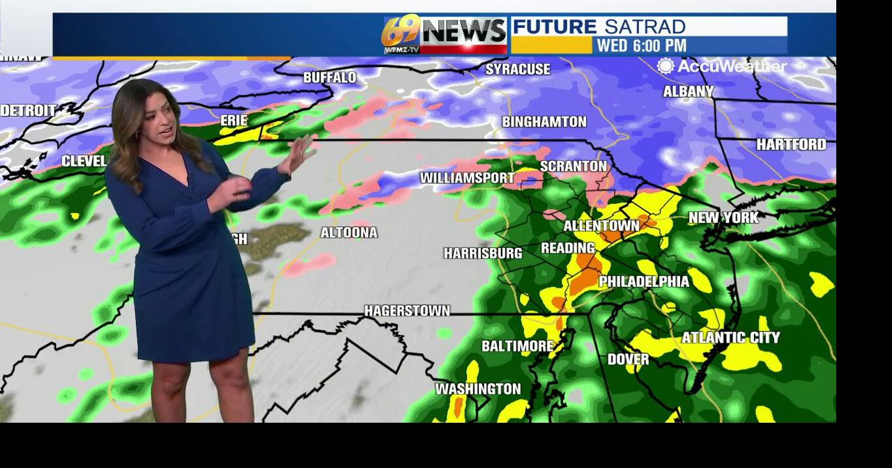 Radar Wednesday 6pm forecast.png | | wfmz.com