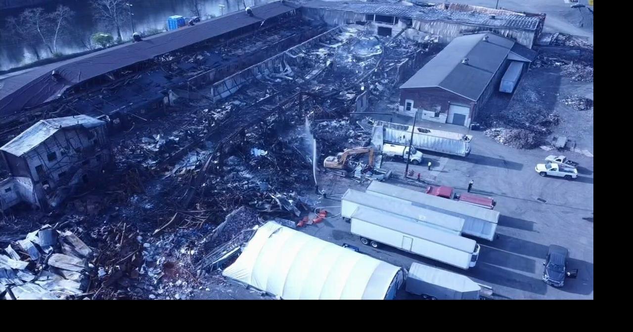 Firefighters called back to scene of West Easton warehouse fire ...