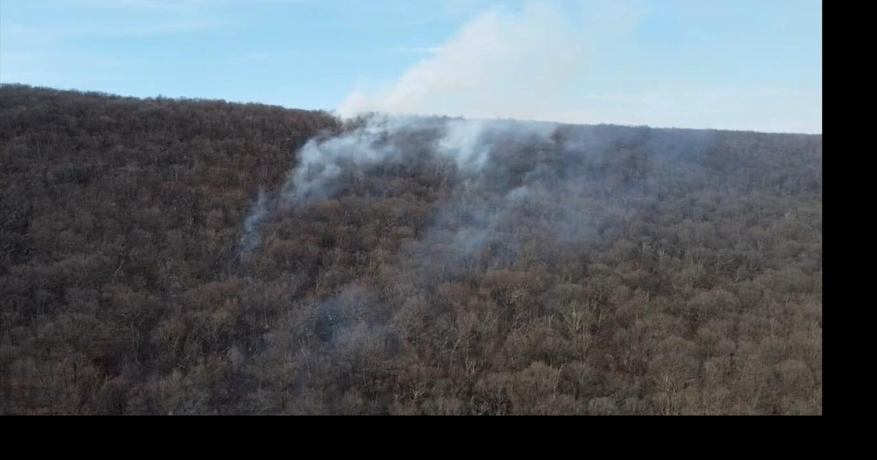Crews battle brush fire in Plainfield Twp., as much of Lehigh Valley ...