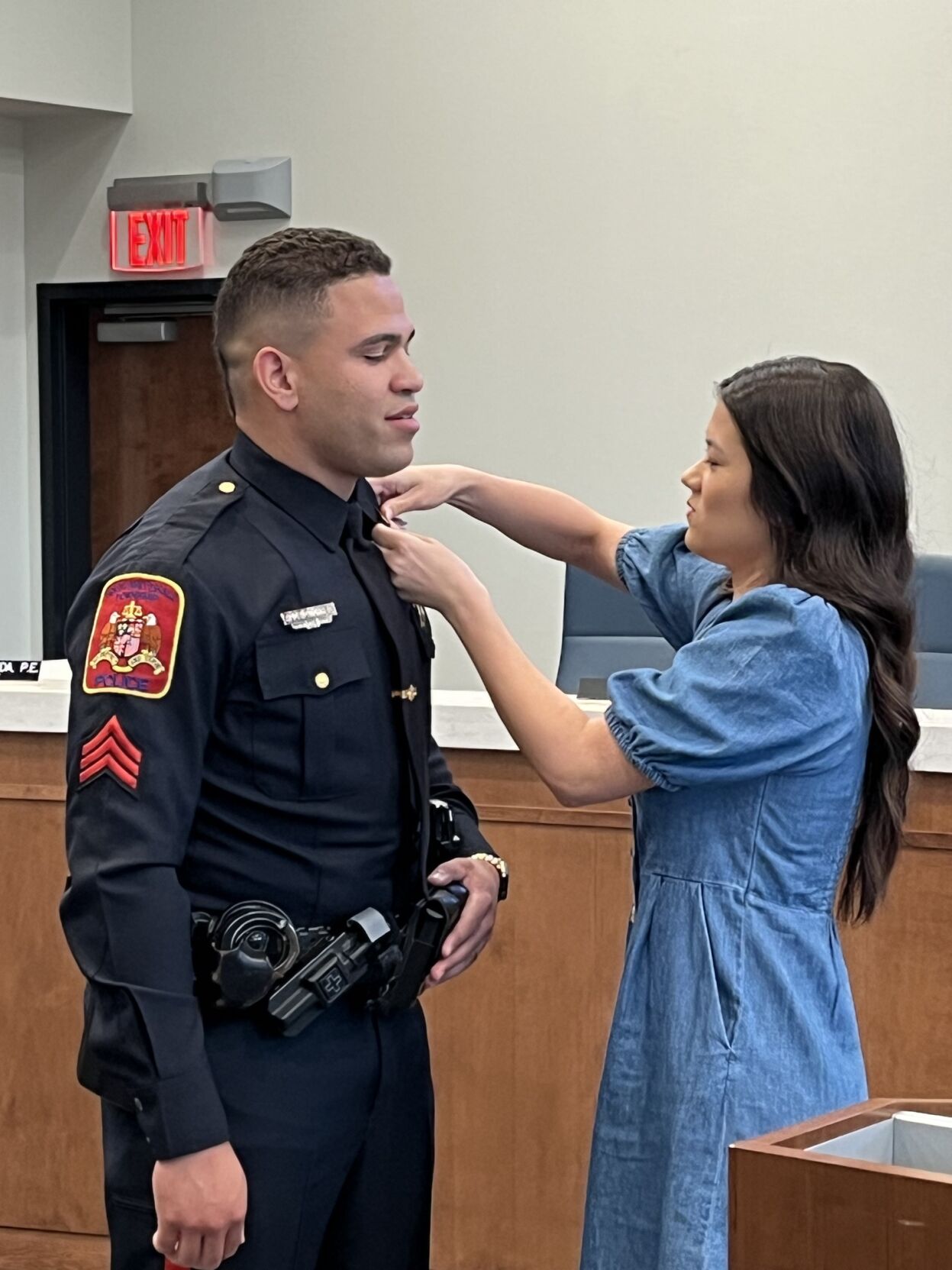 South Whitehall Twp. swears in new police chief, promotes sergeant ...