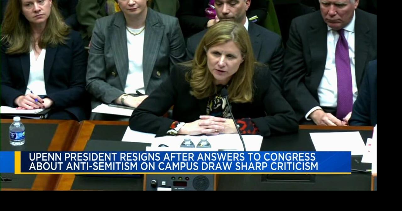 UPenn president resigns amid controversial comments on campus ...