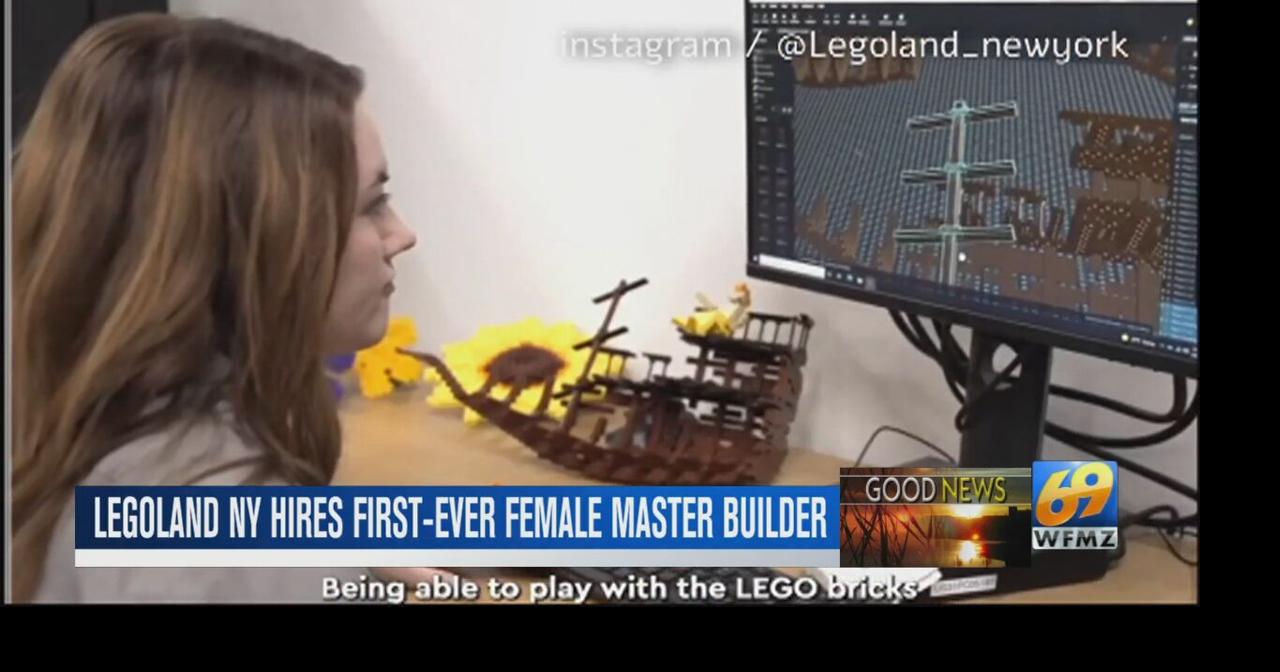 First female becomes new Legoland master builder | Good News | wfmz.com