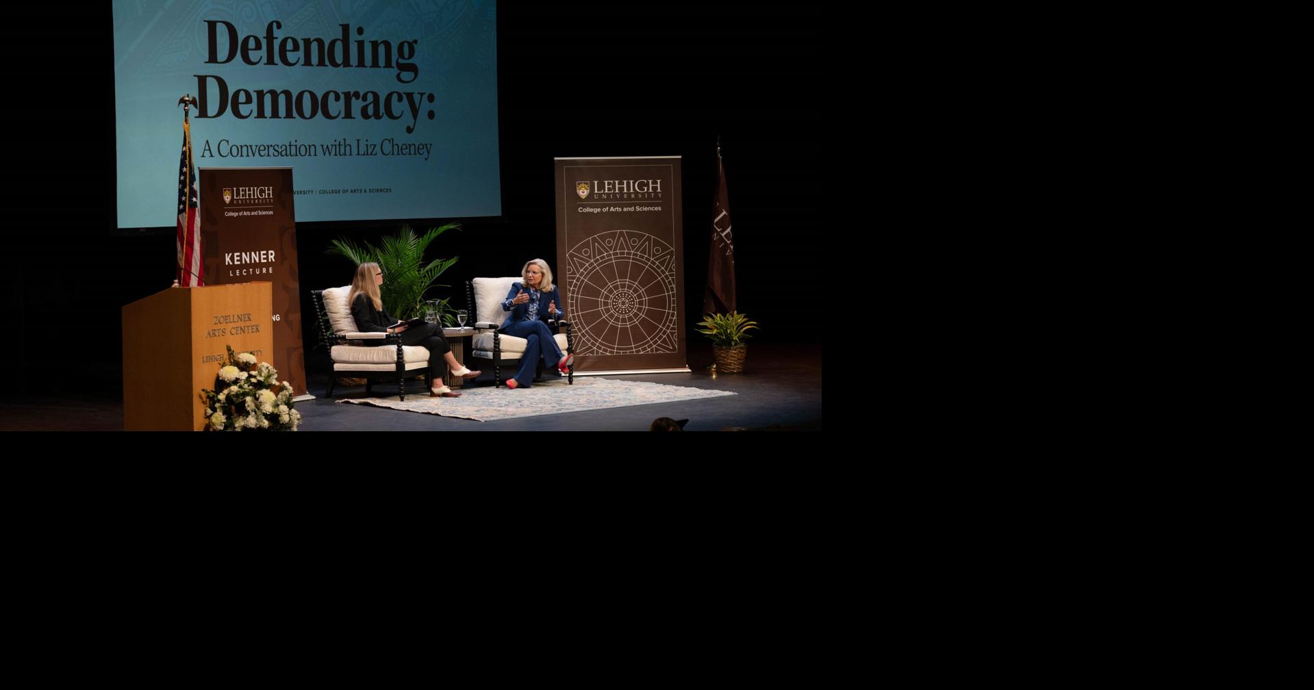 Liz Cheney warns of 'dangerous' Trump at Lehigh University lecture ...