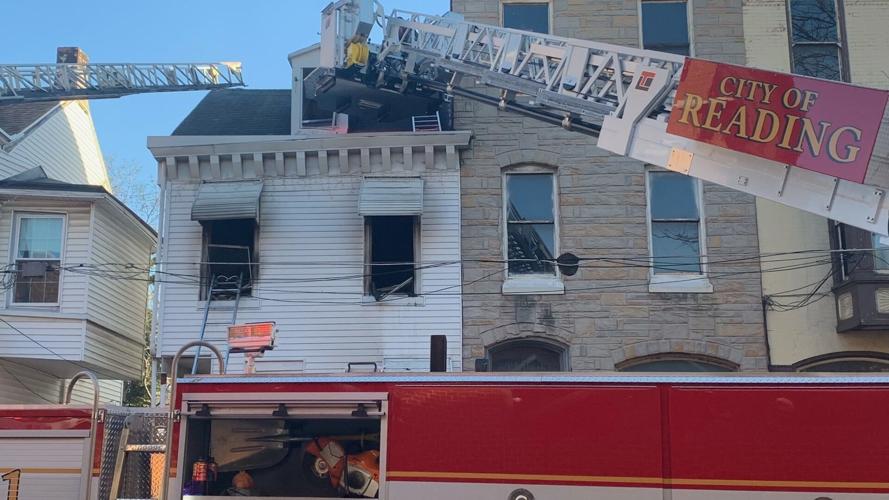 4 rescued from roof of Franklin Street house fire | Berks Regional News ...