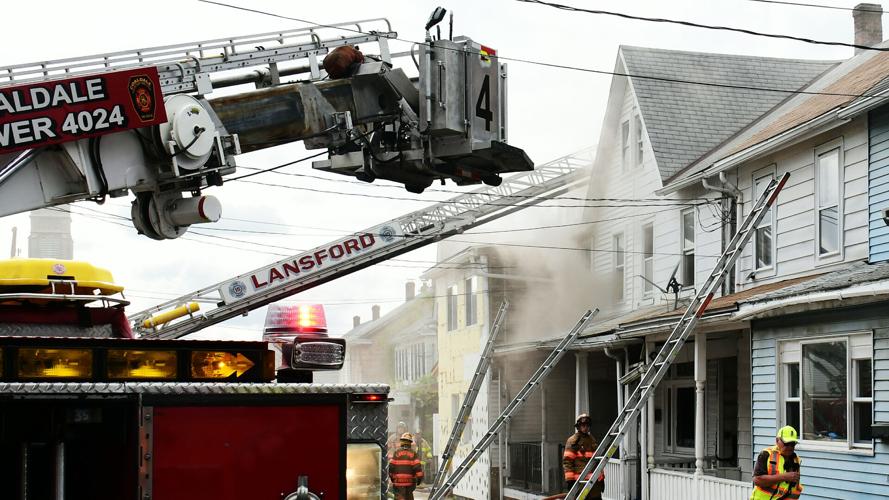 Crews battle house fire in Lansford | Poconos and Coal Region | wfmz.com