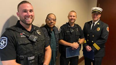 South Heidelberg honors cops, firefighter who saved man | Berks ...