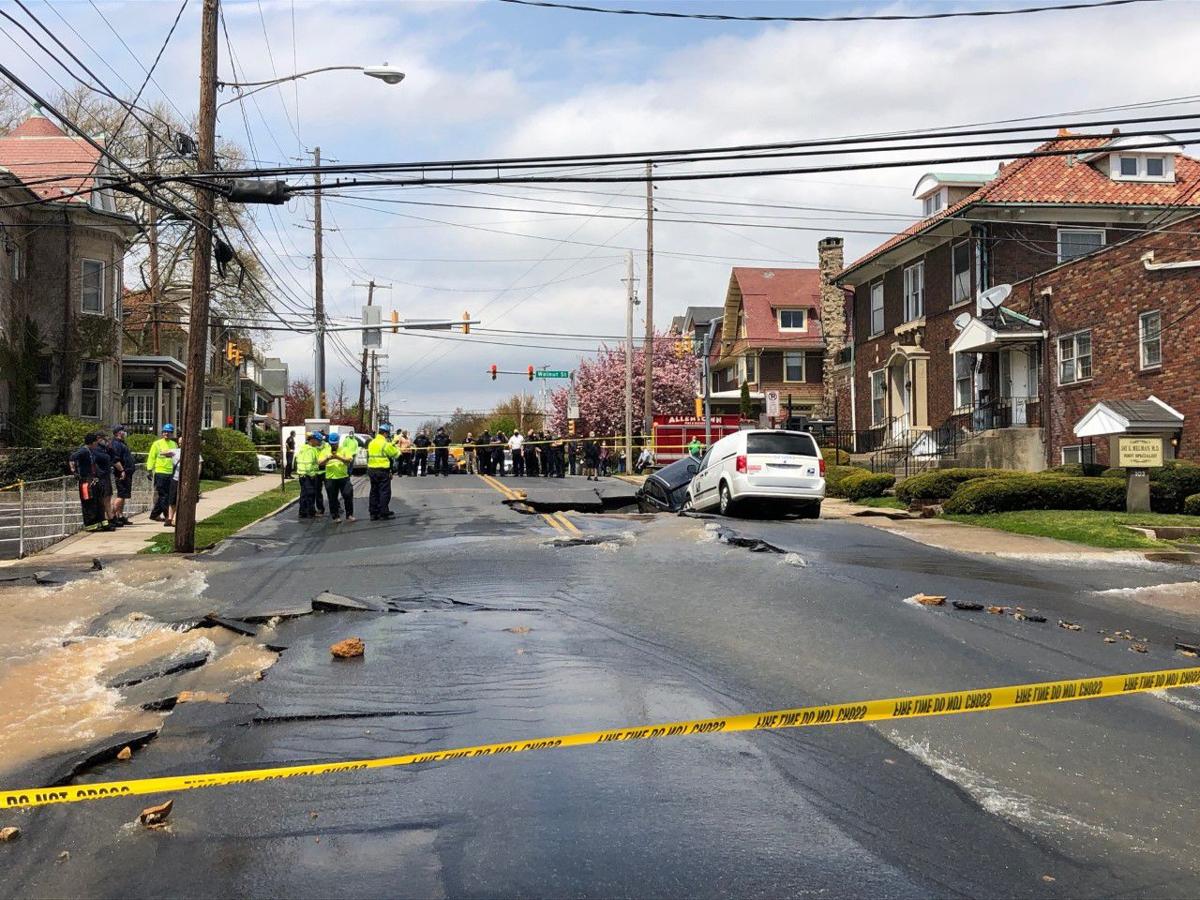 Allentown road reopens after major water main break | Lehigh Valley ...