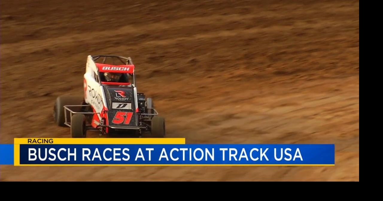 Kyle Busch warms up for Pocono on the dirt at Action Track USA | Sports ...