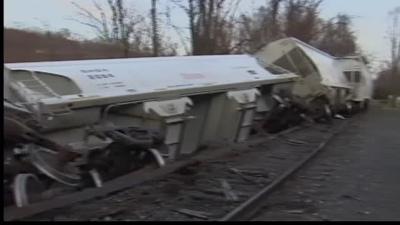Train derailment under investigation in Northampton County | Lehigh ...