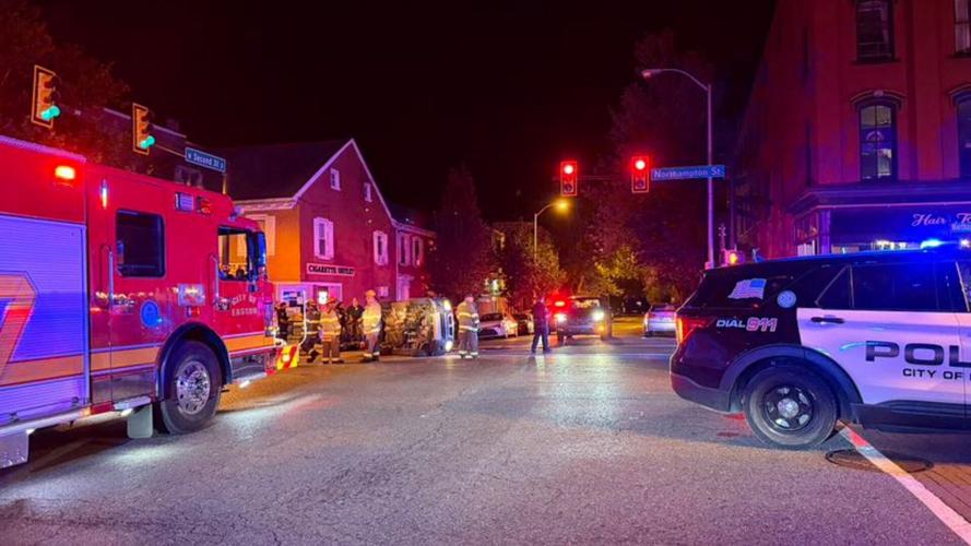 N. 2nd and Northampton Streets in Easton scene of early morning crash ...