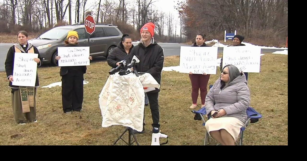 Human rights protesters speak out against Abraxas Academy | Berks ...