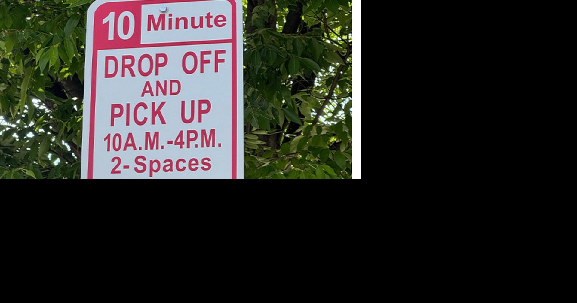 Temporary parking available outside Santander Arena box office, as it ...