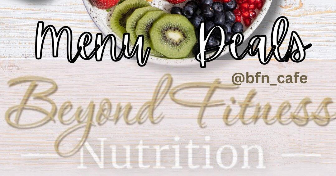 Beyond Fitness Nutrition menu | | wfmz.com