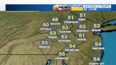 Pleasant Saturday; steadier and heavier rain arrives later Sunday ...