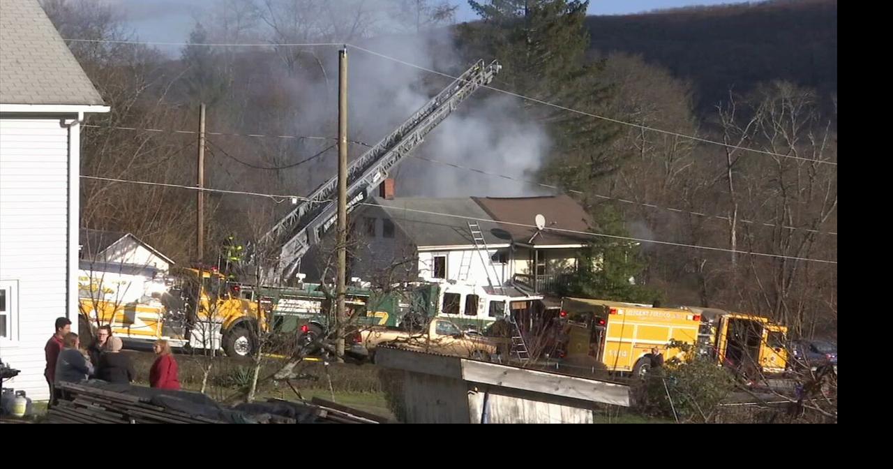 Crews battle house fire in Jim Thorpe | Poconos and Coal Region | wfmz.com