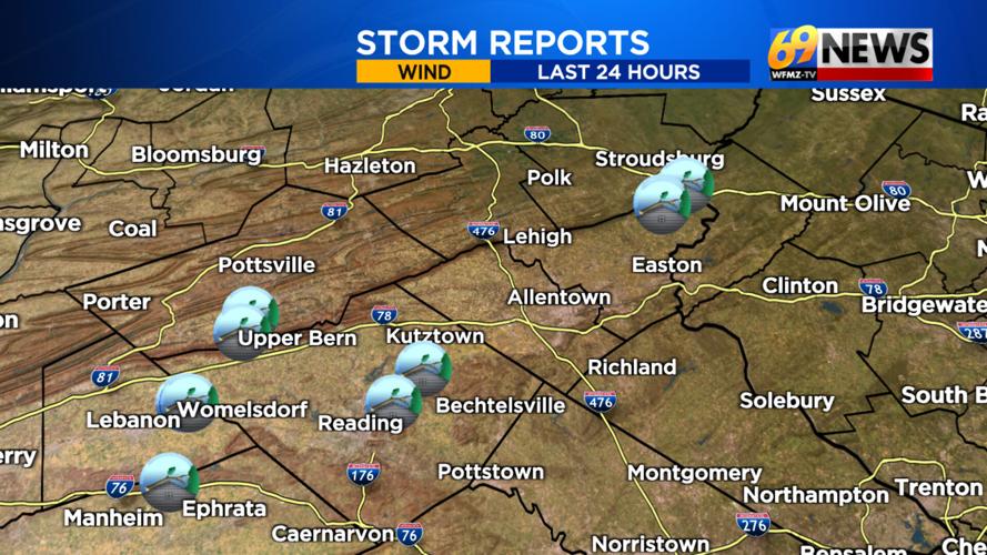 Severe storms sweep through area, including confirmed tornado touchdown ...