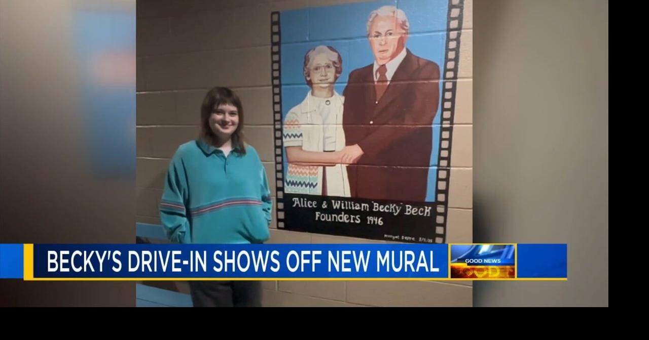 New mural at Becky's Drive In honors couple who started it all | Good ...
