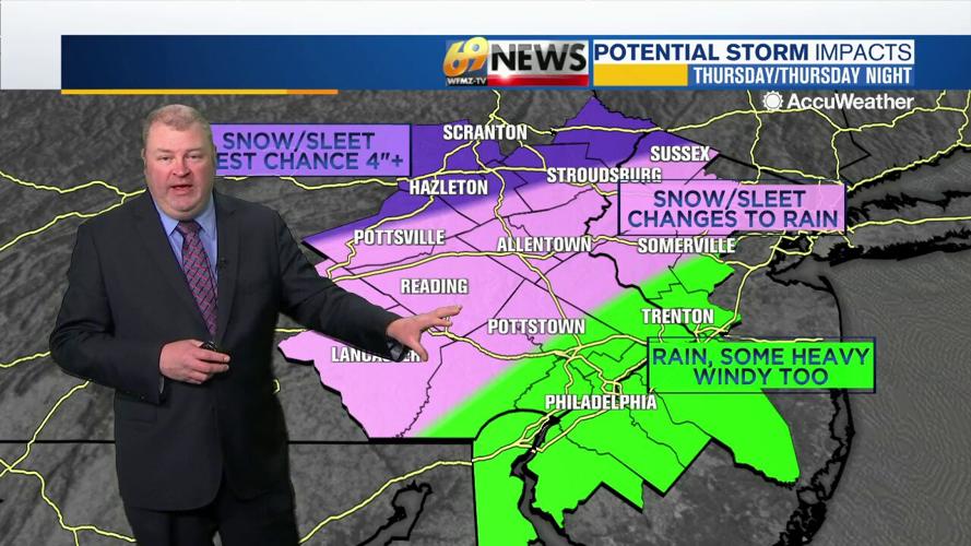 Wintry mix of rain, ice and snow before changing to rain for most this ...