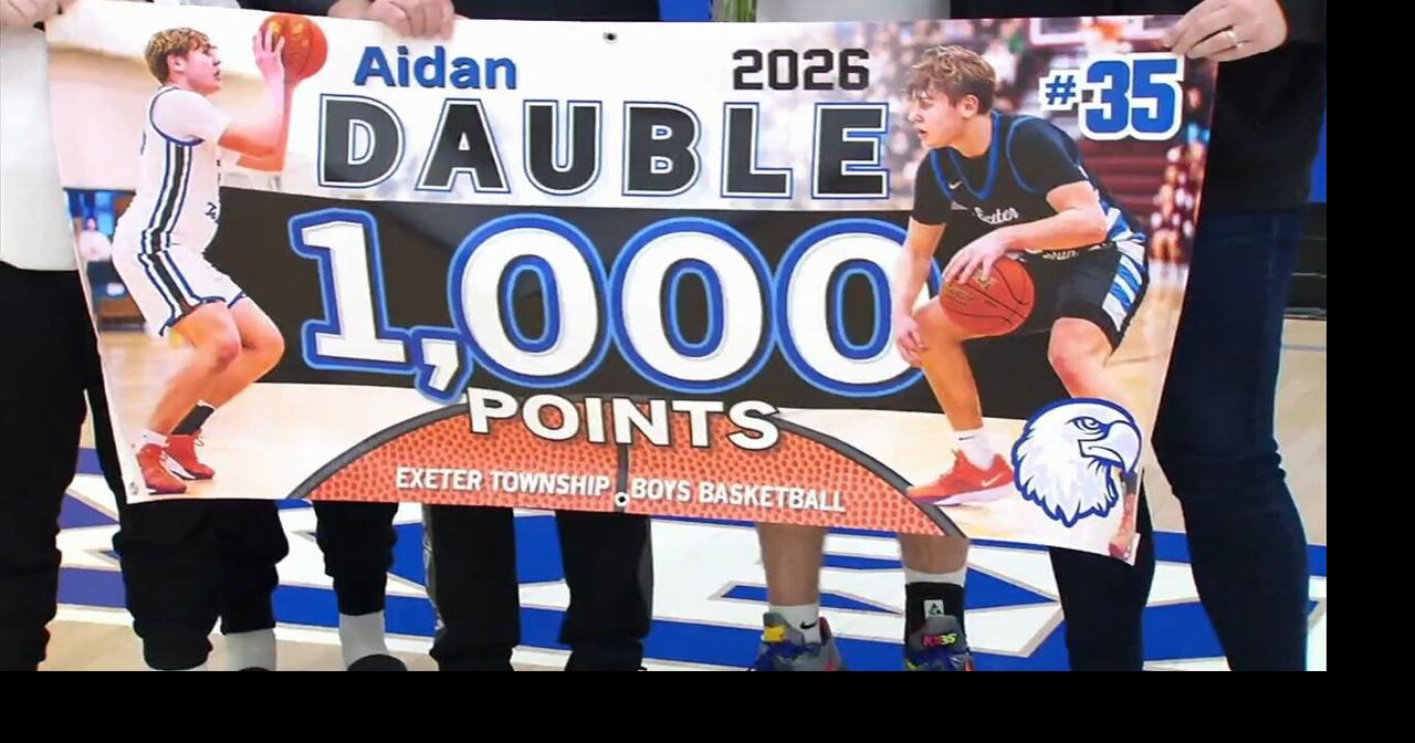 Aidan Dauble reaches 1,000 career points in Exeter's win over Daniel ...