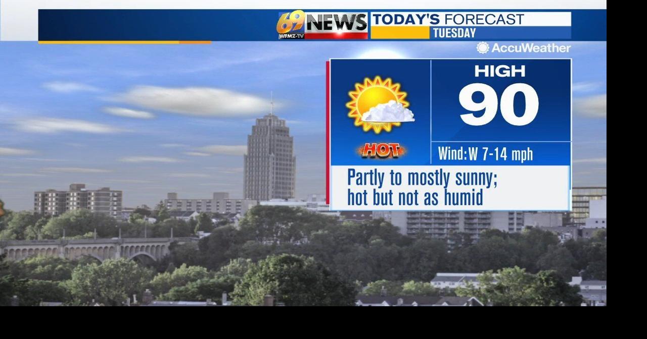 ☀️ Heat wave brewing this week with consistent 90s | Weather | wfmz.com