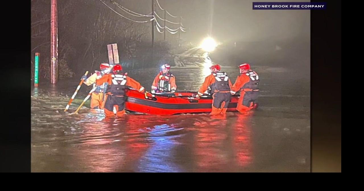 Flooding leads to 6 water rescues in Honey Brook | Southeastern ...