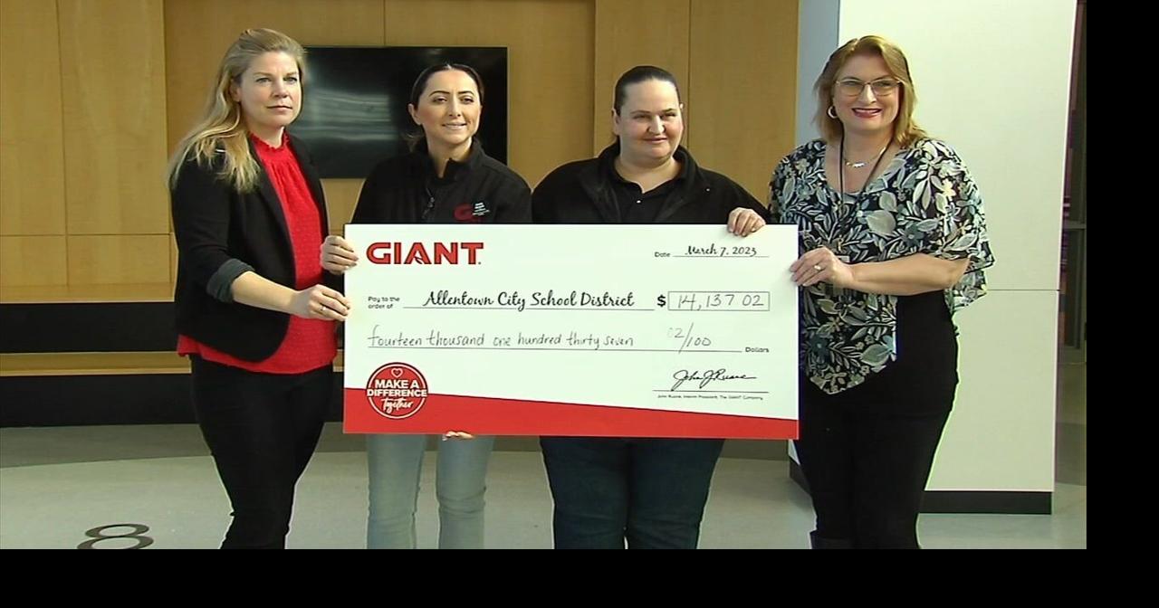 Giant donates $14K to Allentown School District | Lehigh Valley ...