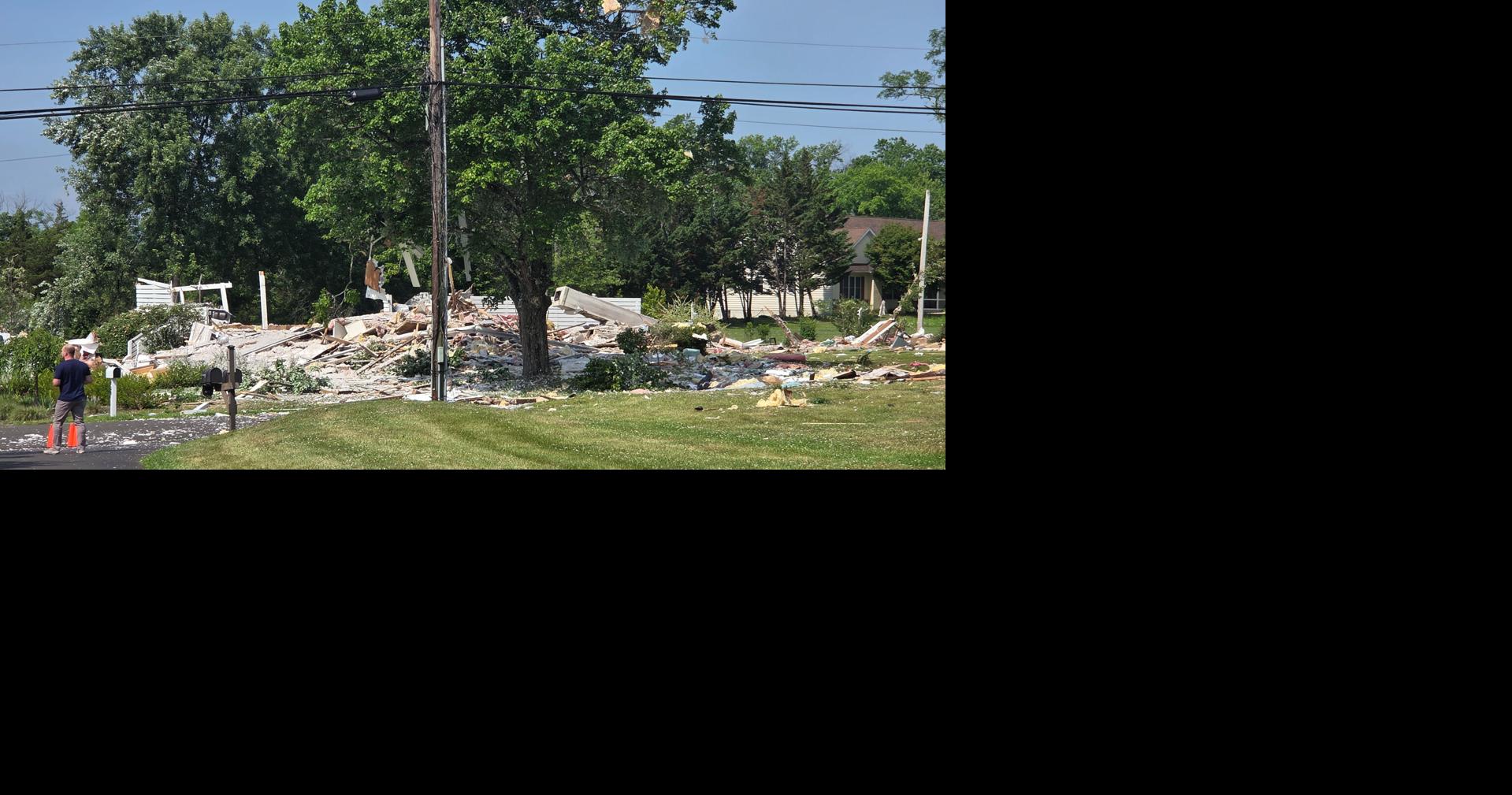 Explosion levels home in Hilltown Twp., 1 injured | Upper Bucks County ...