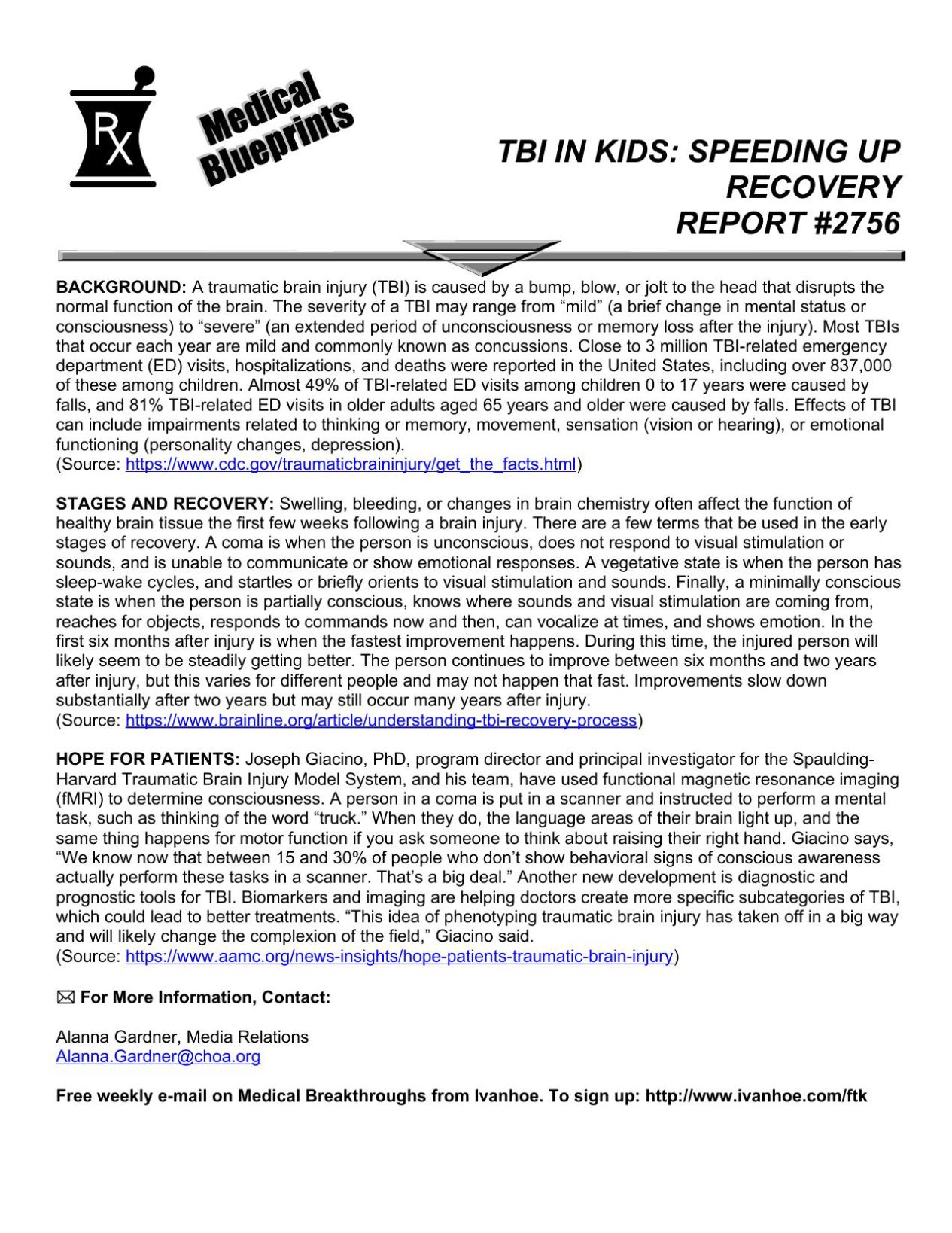 Health Beat: TBI in kids: Speeding up recovery | Health Beat | wfmz.com