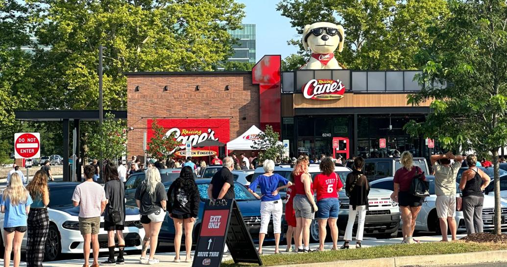 Raising Cane's fans line up in droves for debut of chain's 1st Lehigh ...