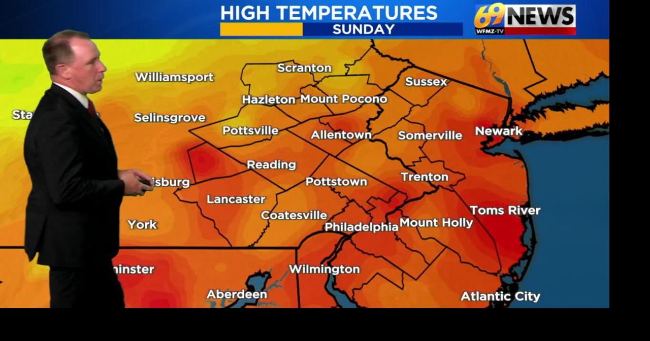 Dry and comfy start to the week then daily rain chances return starting ...
