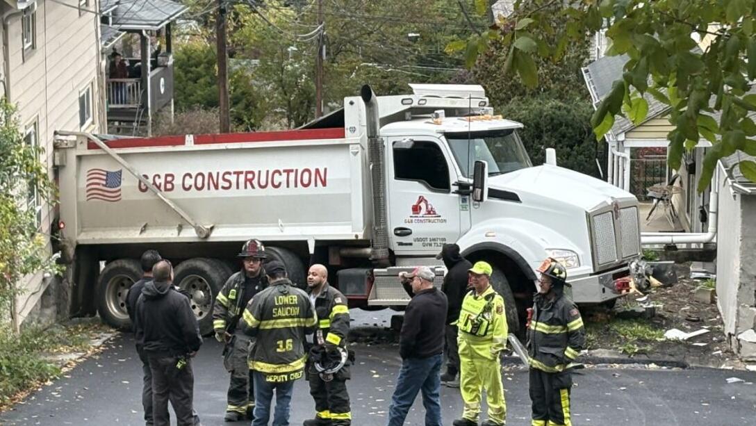 Stretch of Route 378 reopens after truck hits home, garage in Lower ...