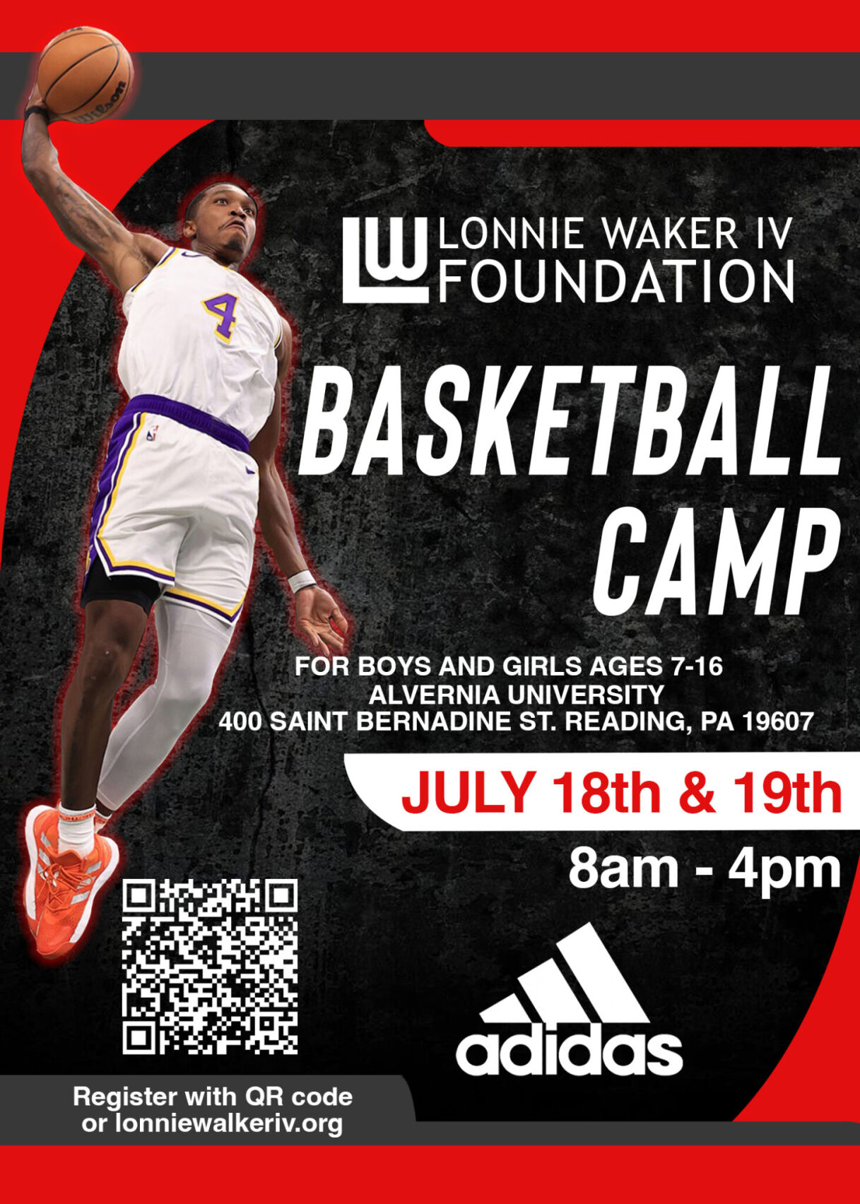 Lonnie Walker IV organiza su campamento de verano 2023 en Reading ...