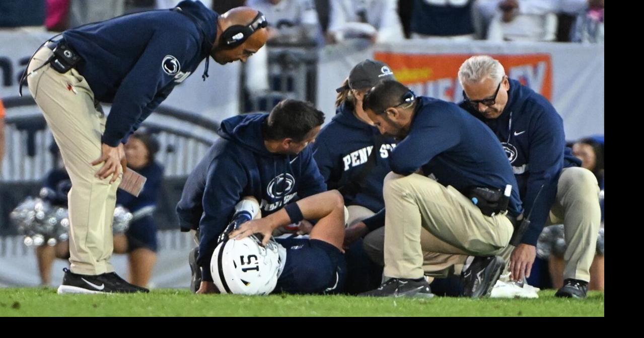 Penn State QB Drew Allar suffers season-ending leg injury in loss to Northwestern | Sports ...