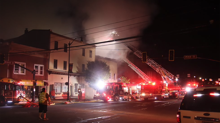 Fire broke out in mixed-use building in Hazleton | Poconos and Coal ...